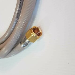 Caravan Gas Auxiliary Plug Quick Connect Hose for BBQ, 3 Meters 3/8 ...