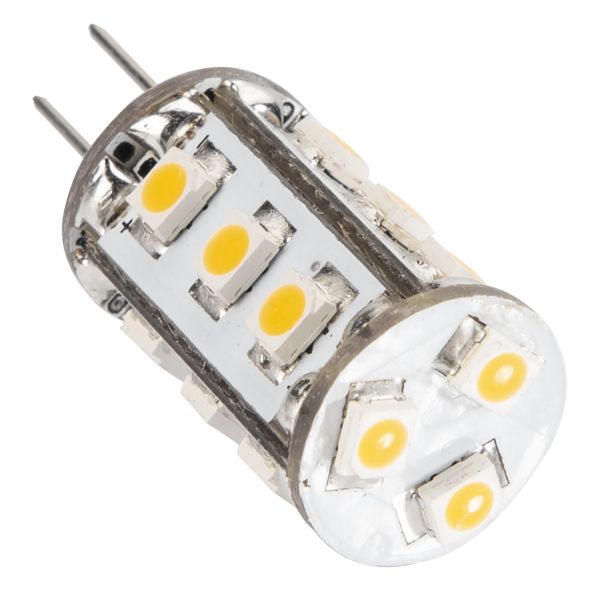 LED Bulb 15 LEDs Pin Warm White - Moutere Caravans
