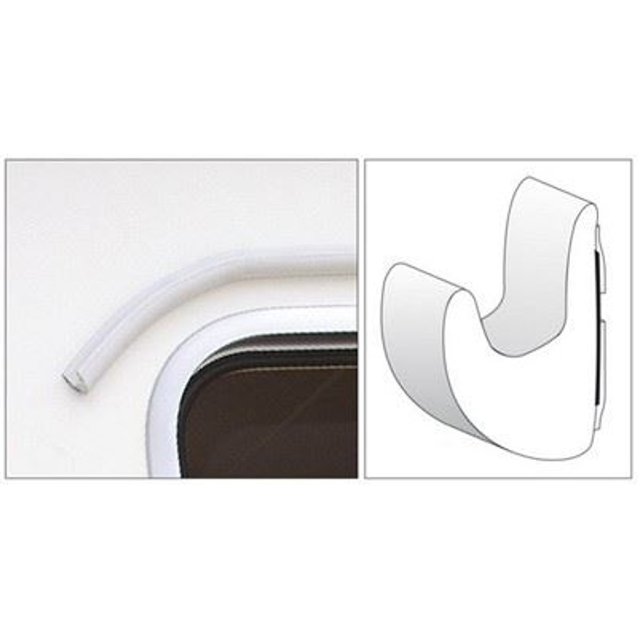 Fiamma Adhesive Door Drip Stop 75cm White - Moutere Caravans