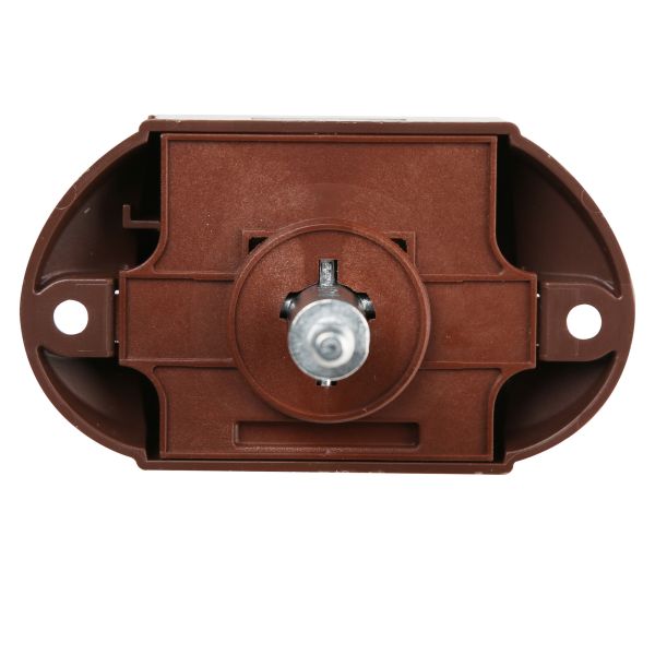 FAWO bar lock push lock, brown for caravan bathroom doors - Moutere ...