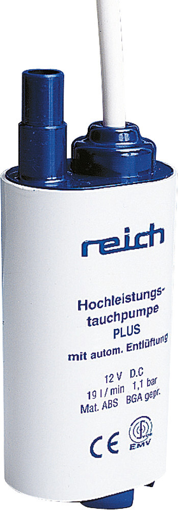 Reich submersible pump 18L/Min., for Dethleffs vans - Moutere Caravans