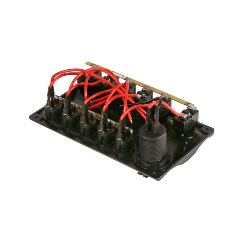 5-Way Circuit Breaker Switch Panel with Dual USB - Moutere Caravans