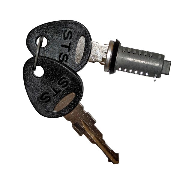 STS key system: 3 barrels and 2 keys - Moutere Caravans